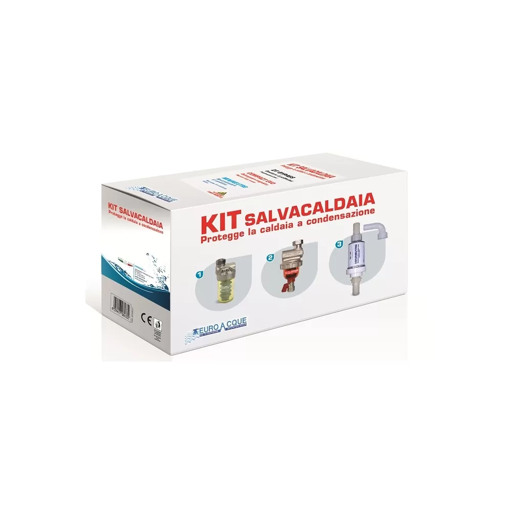 Acquista EUROACQUE KIT SALVACALDAIA 3 DEFANGATORE FILTRO