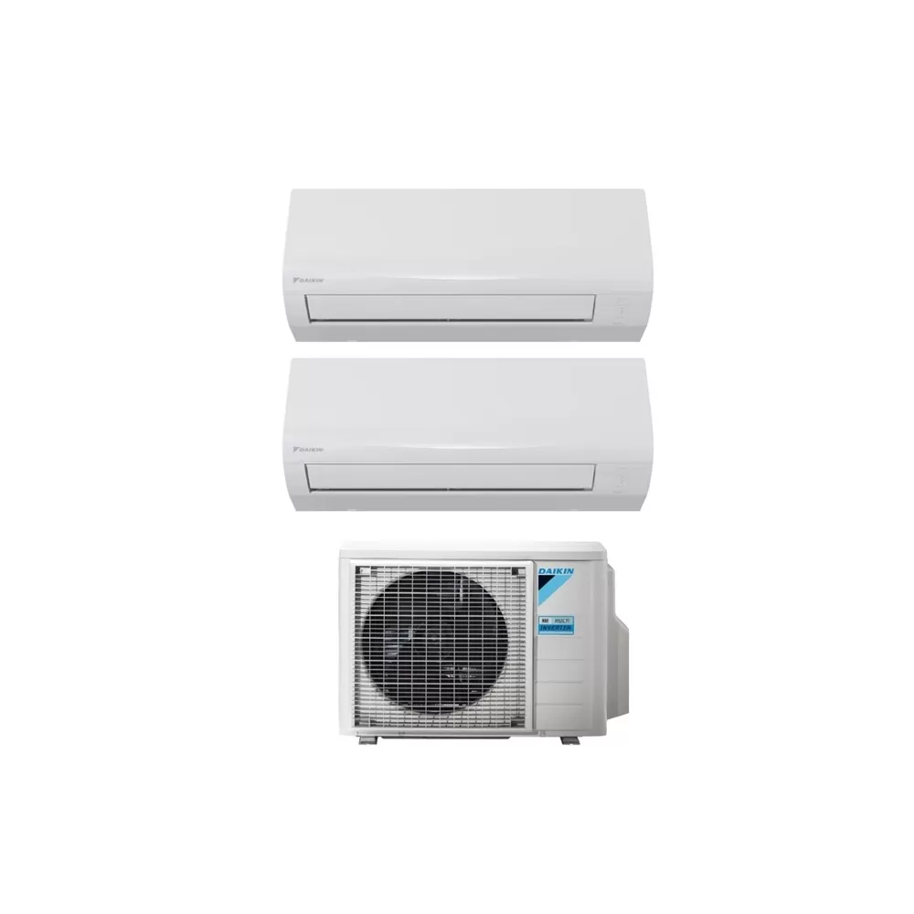 CLIMATIZZATORE CONDIZIONATORE DAIKIN DUAL SPLIT INVERTER SERIE SENSIRA 9000+12000 CON 2MXF40A R ...